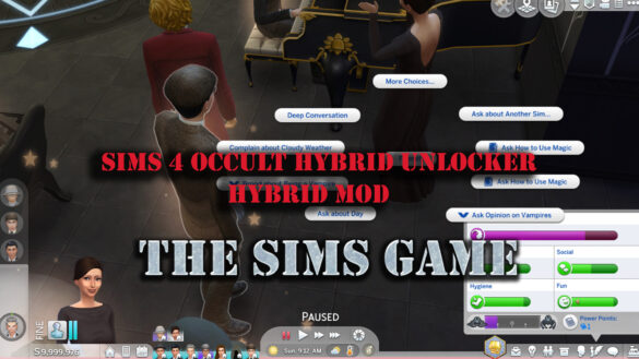 Sims 4 Occult Hybrid Unlocker - Hybrid Mod - The Sims Game