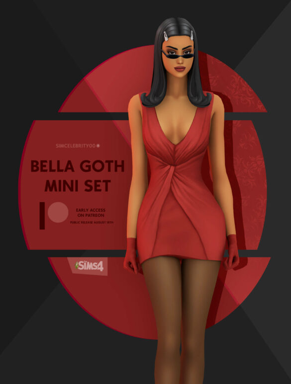 Sims 4 bella goth mini set - The Sims Game