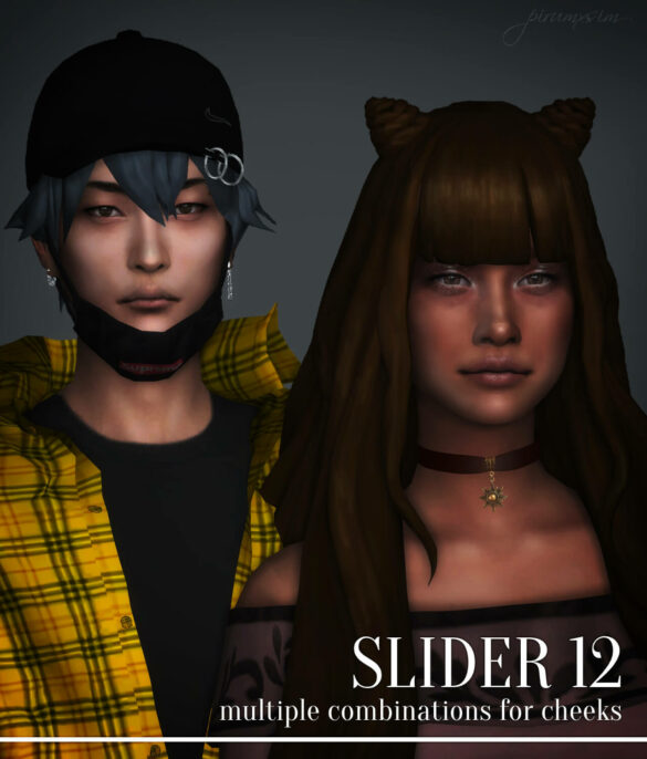 Sims 4 slider 12 skinnychubby cheeks and cheekbone - The Sims Game