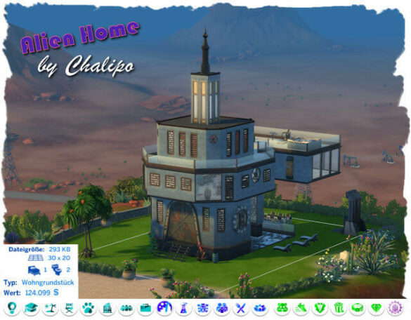 Sims 4 Alien Home by Chalipo at All 4 Sims - The Sims Game