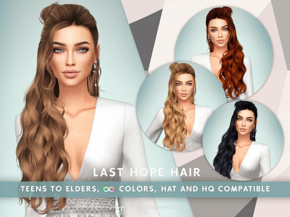 Sims 4 Bianca Hair - The Sims Game