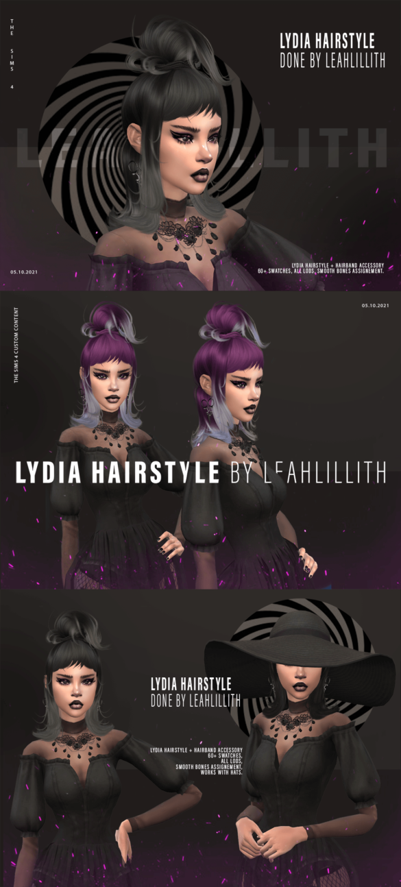 Sims 4 lydia hairstyle - The Sims Game