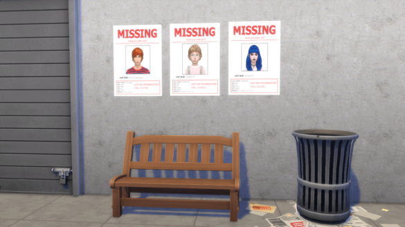 Sims 4 Missing Teens Posters - The Sims Game