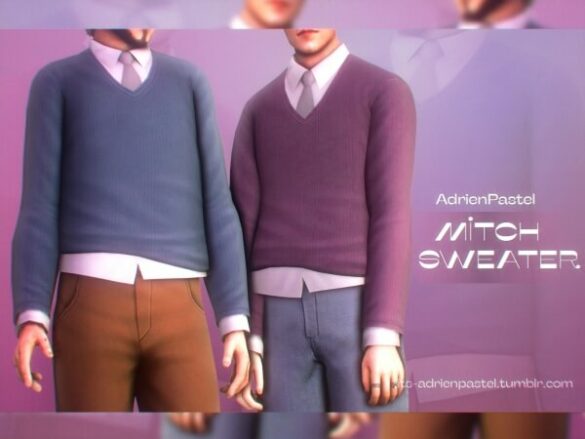 Sims 4 Mitch Sweater - The Sims Game