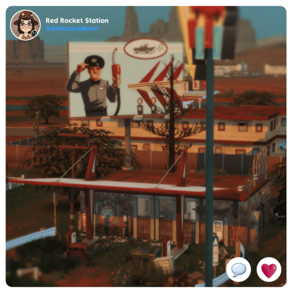 Sims 4 red rocket station - The Sims Game