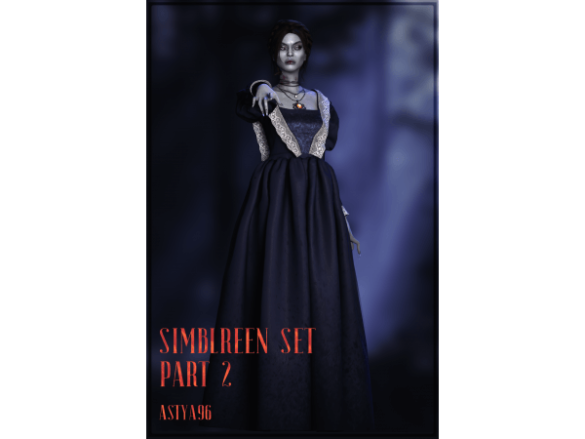 Simblreen Set (2021) Part 2 by astya96cc - The Sims Game