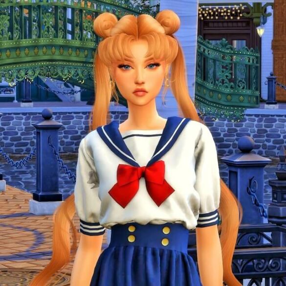 Sims 4 usagi tsukino aka sailor moon - The Sims Game