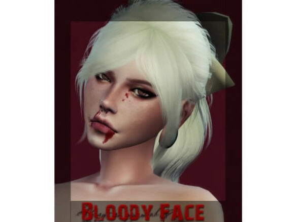 Sims 4 Bloody Face - The Sims Game