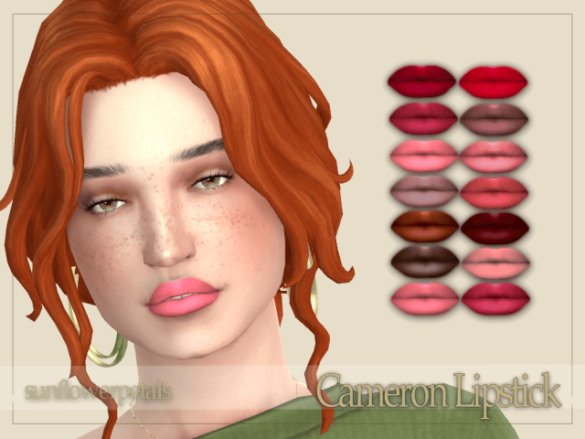 Sims 4 cameron lipstick - The Sims Game