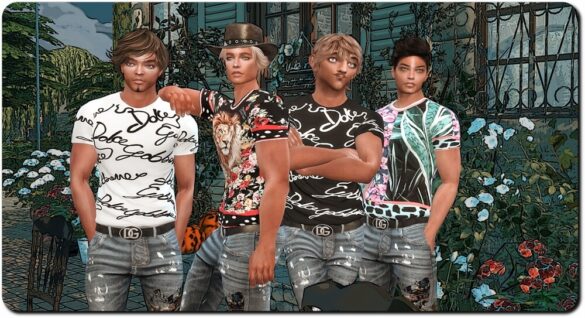 Sims 4 Designer Set for Male TS4 at Sims4-Boutique - The Sims Game