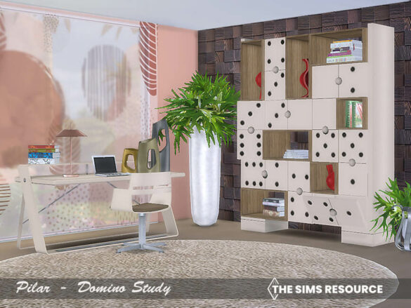 Sims 4 Domino Study by Pilar - The Sims Game