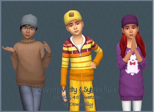 Sims 4 child baseball hats - The Sims Game