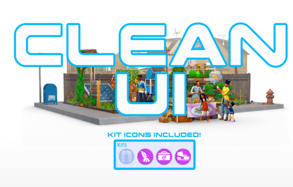 REVERTS THE GAME UI BACK WHITE VERSION - The Sims Game