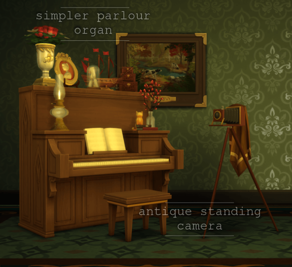 Sims 4 Simpler Parlour Organ - The Sims Game