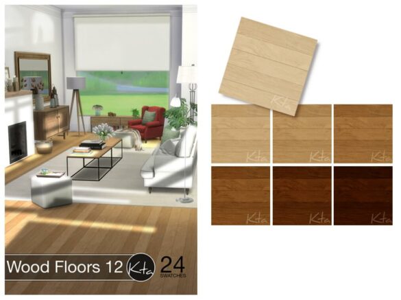 The Sims 4 Wood Floors 12 at Ktasims - The Sims Game
