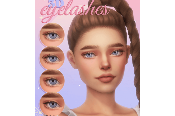 Sims 4 Eyelash v8 by MMSIMS - The Sims Game