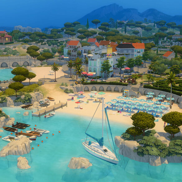 The Sims 4 baia dellamore beach followers thank you - The Sims Game