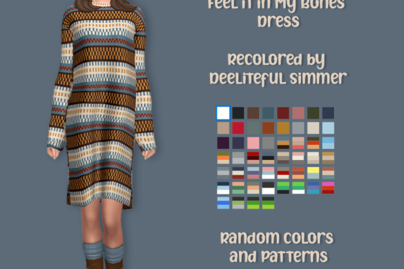 Sims 4 cut out dress dg box bag - The Sims Game