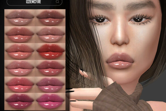 The Sims 4 ginger lipgloss - The Sims Game