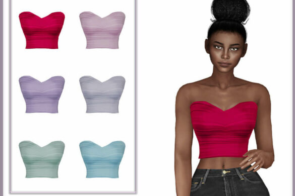Sims 4 Vanessa SET (TOP) - The Sims Game