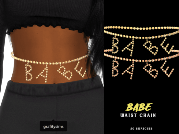 Babe Waist Chain - The Sims Game