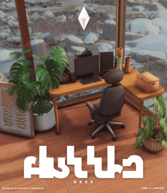 hattle desk - The Sims Game