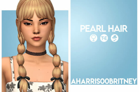 Sims 4 Shoulder Length Hair by Charonlee - The Sims Game