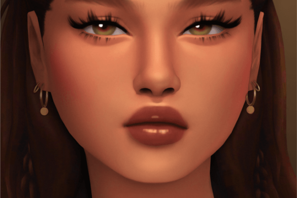 The Sims 4 3D MINK LASHES L1 by BADDDIESIMS - The Sims Game