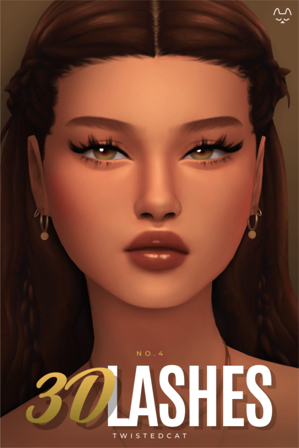 3D Lashes No.4 - The Sims Game