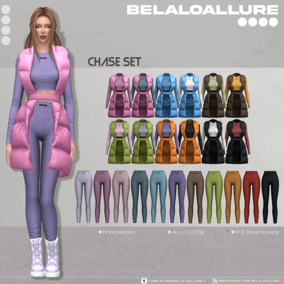 Chase puffer top - The Sims Game