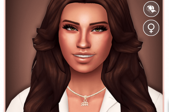 Sims 4 candysims4s regina hair recolored in candy - The Sims Game