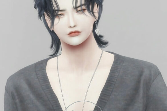 The Sims 4 alligator blood hairstyle - The Sims Game
