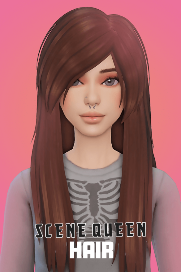 Scene Queen Hair - The Sims Game