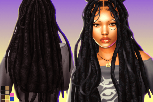 Sims 4 Shoulder Length Hair by Charonlee - The Sims Game
