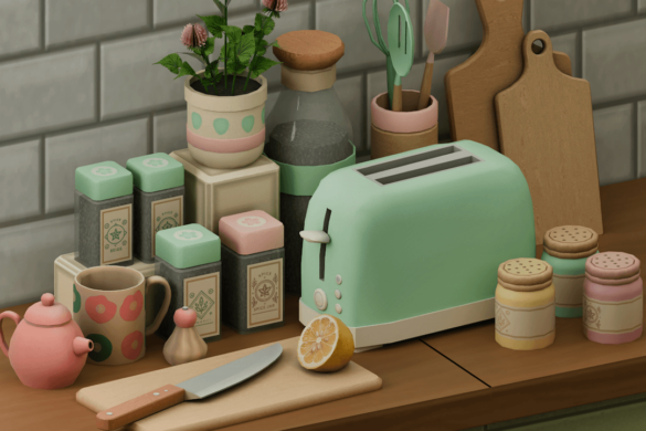 Living+Dining Set - APRICITY - The Sims Game